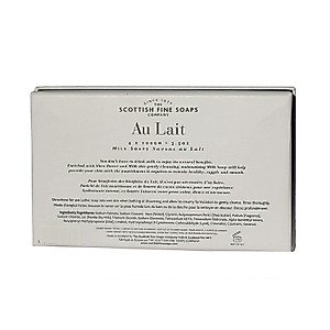The Scottish Fine Soaps Company Au Lait Milk Soaps (4 x 100g)