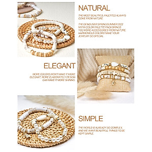 Deinduser Clay Beads 7200 Pcs 2 Boxes Bracelet Making Kit - 24 Colors Polymer Clay Beads for Bracelet Making - Jewelry Making kit with Gift Pack - Bracelet Making Kit for Adults - Heishi Disc Beads