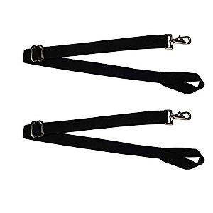 Derby Originals Premium Pair of Removable Universal Elastic Leg Straps for Horse Blankets - Featuring a Loop End Safety Design and Premium Swivel Snaps