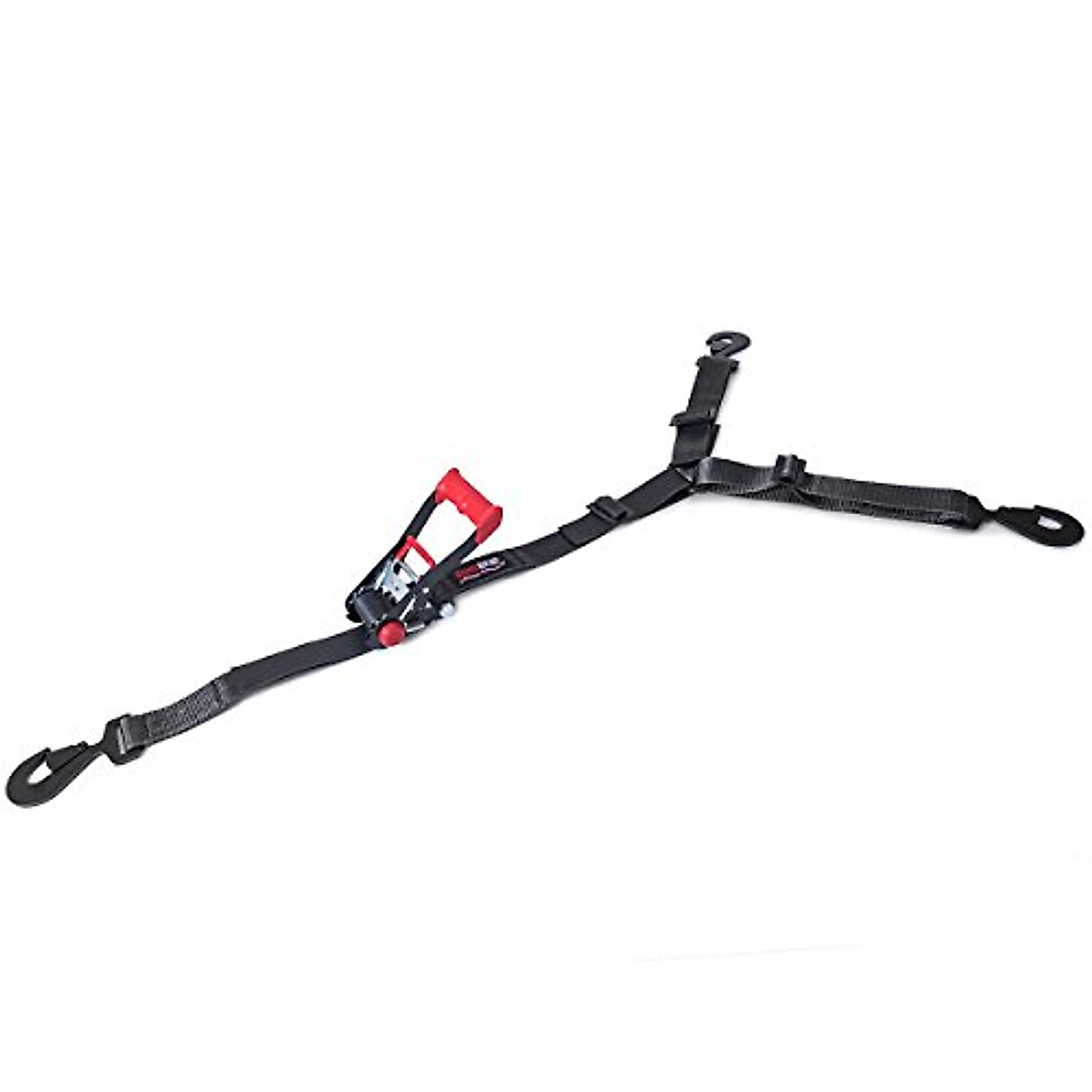 SpeedStrap 2" Heavy Duty 3-Point Spare Tire Hold Down with Flat Snap Hook. Ideal for Securing Buggy, Jeep or Truck Tires (1 Strap)