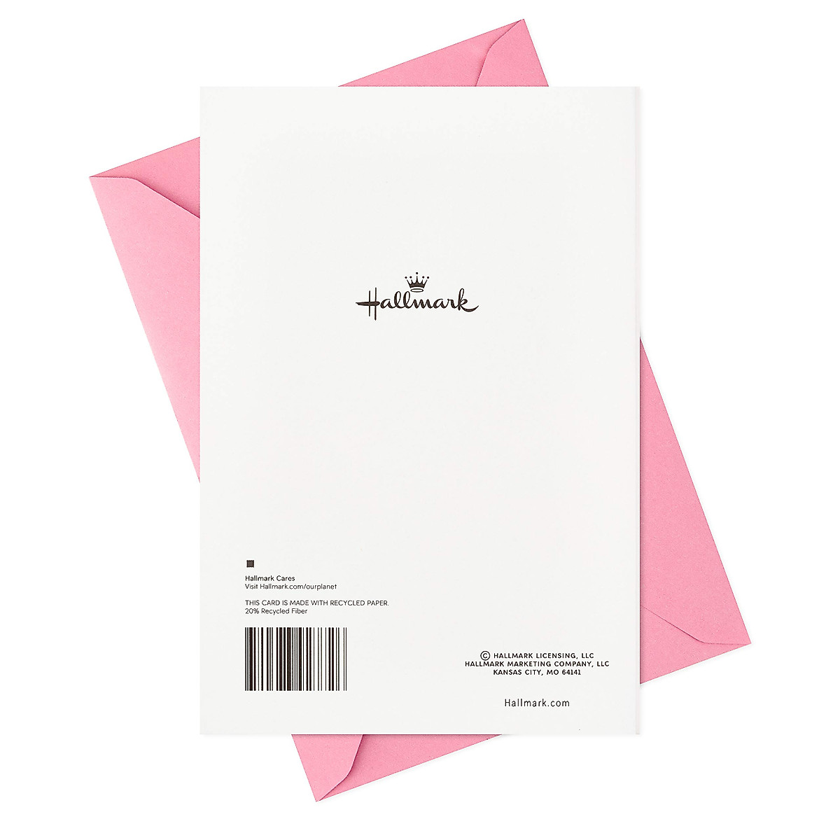 Hallmark Birthday Card for Wife (Roses with Pattern), Red, Blue