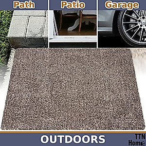 TTN Home Entryway Rug 24" x 36", Front Door Mat Indoor Entrance, Indoor Door Mat, Microfiber Rugs for Entryway, Entry Throw Rug with Rubber Backing Washable, Absorbent Door Mat, Muddy Mat for Dog
