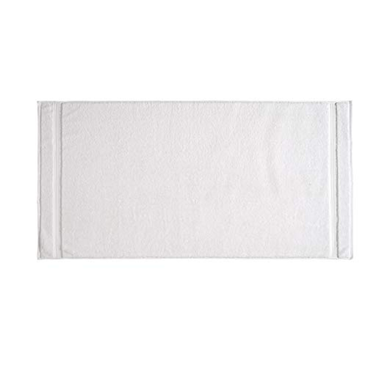 Amazon Commercial Cotton Bath Towel Set - Pack of 6, 27 x 54 Inches, 650 GSM, White