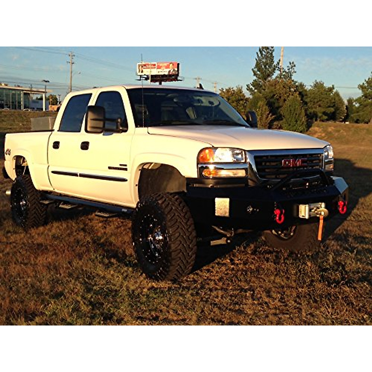 Iron Cross Automotive 22-315-03 Heavy Duty Front Bumper with Push Bar for 2003 to 2006 GMC Sierra 1500