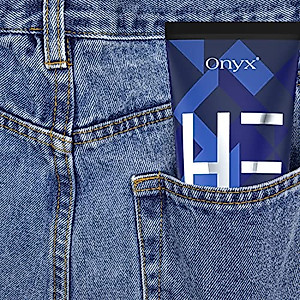 Onyx HE Tanning Bed Lotion for Men - Indoor Tanning Lotion Accelerator & Bronzer, Quick & Dark Tan, Men's Tanning Lotion with Skin Firming, Muscle Bronzing Complex & Moisturizing Formula