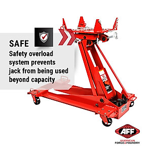 AFF 2 Ton Truck Transmission Jack - Heavy Duty For Trucks - Low Profile - 4,400 lbs Capacity - 3180A