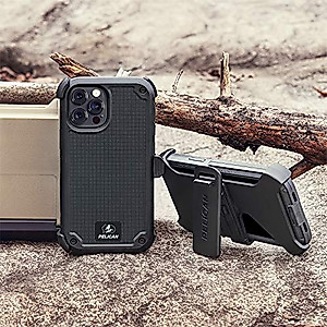 Pelican - SHIELD Series - G10 Case for iPhone 12 Pro Max (5G) - 21 ft Drop Protection - 6.7 Inch - Black