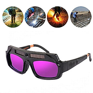 TEAMWILL 2PACK Welding Welder Glasses Mask Solar Auto Darkening Helmet Eyes Goggle Anti-glare