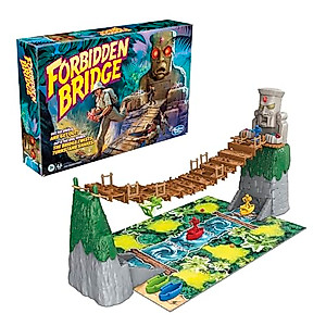 Hasbro Gaming Forbidden Bridge Game, Adventure Board Game, Fun Kids Game for Ages 7 and Up, Game for 2 to 4 Players