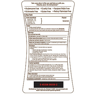 Panama Jack Sunscreen Lotion, SPF 30, 6 Fl Oz,5130