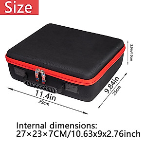 khanka Hard Storage Case Replacement for Milwaukee M18 FUEL D-HANDLE JIG SAW ‎2737-20, Case Only