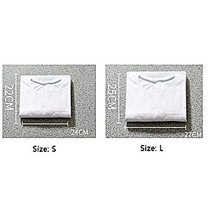 Multipurpose Clothes Folding Board, Shirt Sweater Coat Trousers Clothing Organizer Wardrobe Quick Storage Board, 2-Size Durable Plastic Home Flipfold Laundry Folder Board 5-Pack (S)