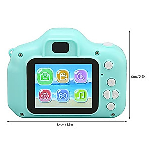 Cute 2 Inch Kids Camera, Children Digital Camera Cartoon Kids Camera for Christmas Birthday Festival Gift