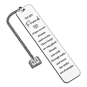 Bookmark Gifts for Best Friend Friendship Gift for Women Friends Galentines Gifts Sentimental Gifts for Female Friend Gift Ideas Best Friend Valentines Birthday Christmas Graduation Gifts for Men