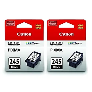 Canon Ink cFNpY Cartridge, Black PG-245 (2 Pack)