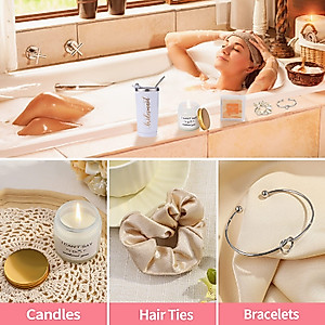 DHQH Bridesmaid Proposal Gifts Bridesmaid Gifts Box from Brides Bachelorette Party Gifts for Bridesmaids Wedding Gifts for Bridesmaid,20oz Bridesmaid Tumbler With Lid and Straws