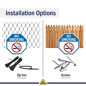 Stop All Visitors Must Report to Main Office Sign, 12" x 12" 0.40 Aluminum, Fade Resistance, Indoor/Outdoor Use, USA MADE By My Sign Center