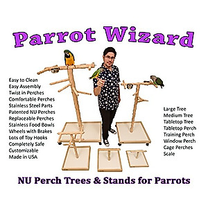 Large NU Perch Parrot Climbing Tree