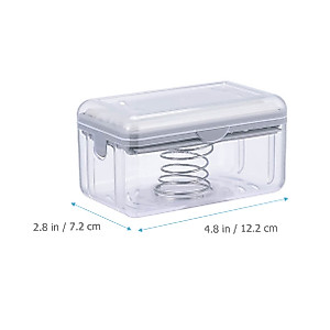 Cabilock 5pcs Soap Box Travel Soap Holder Soap Dishes for Bar Soap Travel Laundry Soap Travel Bar Soap Case Soap Dish Holder Soap Tray Soap Dish for Shower Bag Container Portable Plastic