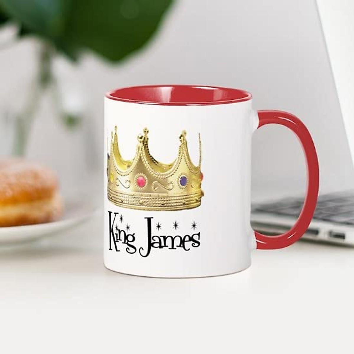 CafePress King James Mug Ceramic Coffee Mug, Tea Cup 11 oz