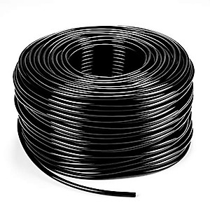 200ft 1/4 inch Drip Irrigation Tubing Blank Distribution Tubing Drip Irrigation Hose Garden Watering Tube Line for Garden Irrigation System