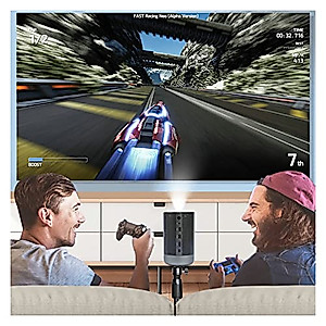 Upgraded Portable Android 7.1 Full HD 1080P 3D Home Theater Projector,1920x1080p WiFi LED Video Game Proyector Beamer ( Color : 2pcs 3D Glasses )