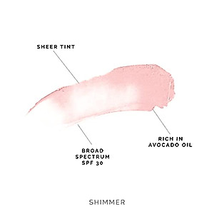 MDSolarSciences Tinted Lip Balm SPF 30 – Sheer Hydrating Sunscreen for Lips – Vegan, Gluten Free Lip Makeup with Naturally Moisturizing Shea Butter and Avocado Oil, Shimmer, 0.15 Oz