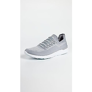 APL: Athletic Propulsion Labs Women's Techloom Breeze Sneakers, Cement/White/White, 9 Medium US