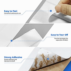 Printholic 12 Rolls 2" x 1" Direct Thermal Labels for Barcodes Postage Address Shipping Labels Compatible with Rollo & Zebra Desktop Printers Adhesive - 1300 Labels/Roll