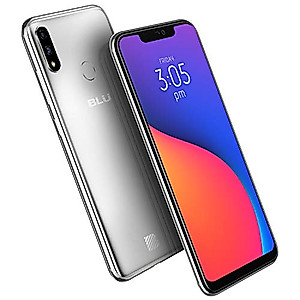 BLU VIVO XI+ V0310WW 6.2” Full HD+ Unlocked 4G LTE 64GB Android 16MB Smartphone (Silver)