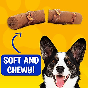Paw & Pantry 5" Soft & Chewy USA-Chicken Wrapped Sticks for Dogs - Pack of 32 Rawhide Free Chicken Dog Treats - Grain-Free & Highly Digestible Chicken Wrapped Dog Treats - Great Savory Flavor