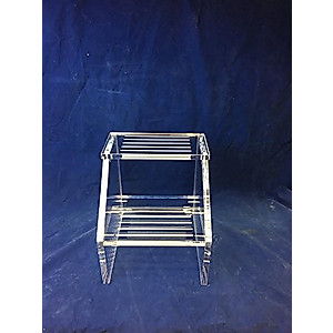 2-Step Clear Acrylic Lucite Step Stool
