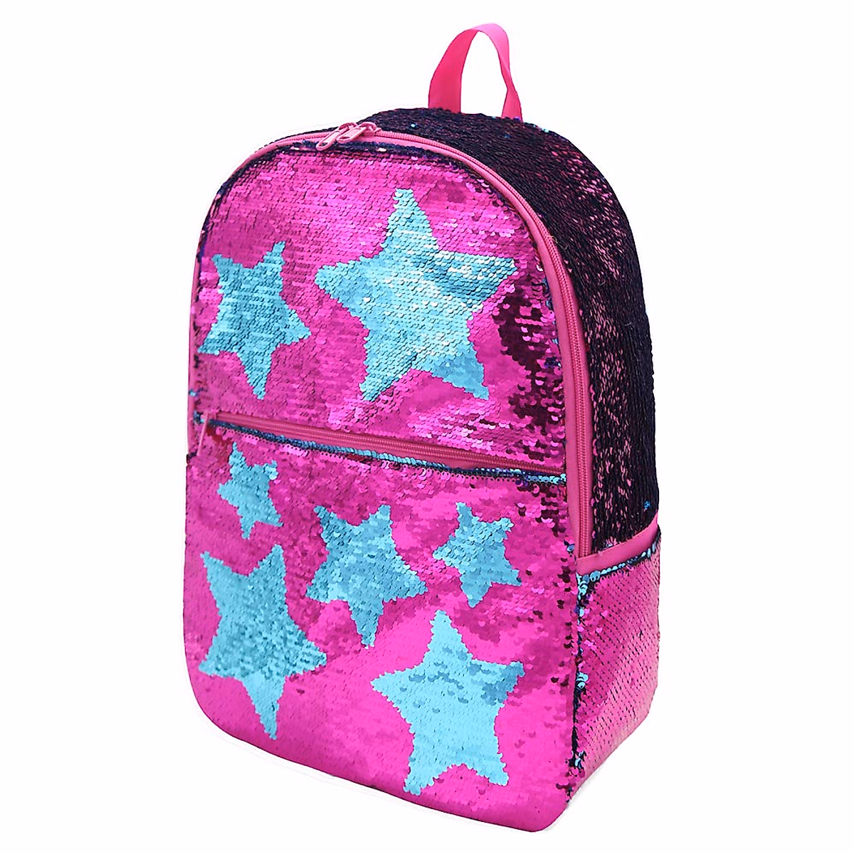 Le Vasty Kids Sequin Backpack for Little Girls Cute Elementary School Book Bag Bookbag Glitter Sparkly Child Travel Back Pack One_Size Hot Pink