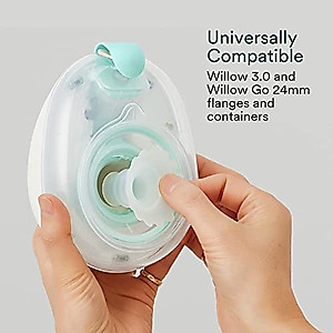 Willow Breast Pump Sizing Insert | 19mm for 15mm-17mm Nipple Size | Improve Fit and Comfort for Breast Pumping Moms | Fits in 24mm Flange
