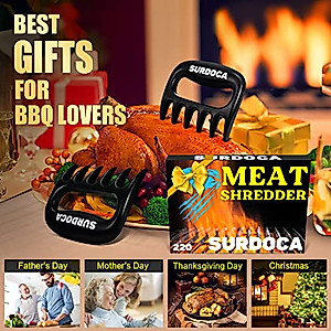 Dad Husband Men Stocking Stuffers - SURDOCA Unique Chicken Shredder Claws Cooking Gadgets Kitchen Meat Tool Gifts for Adults, Grill Smoker Accessories BBQ Gifts for Him Cool Useful White Elephant Gift