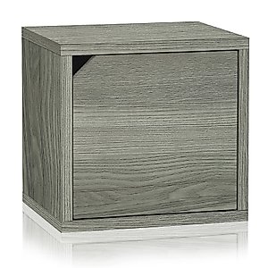 Way Basics Closet Organizer and Storage - Modular Connect Door Cube (Tool-free Assembly)