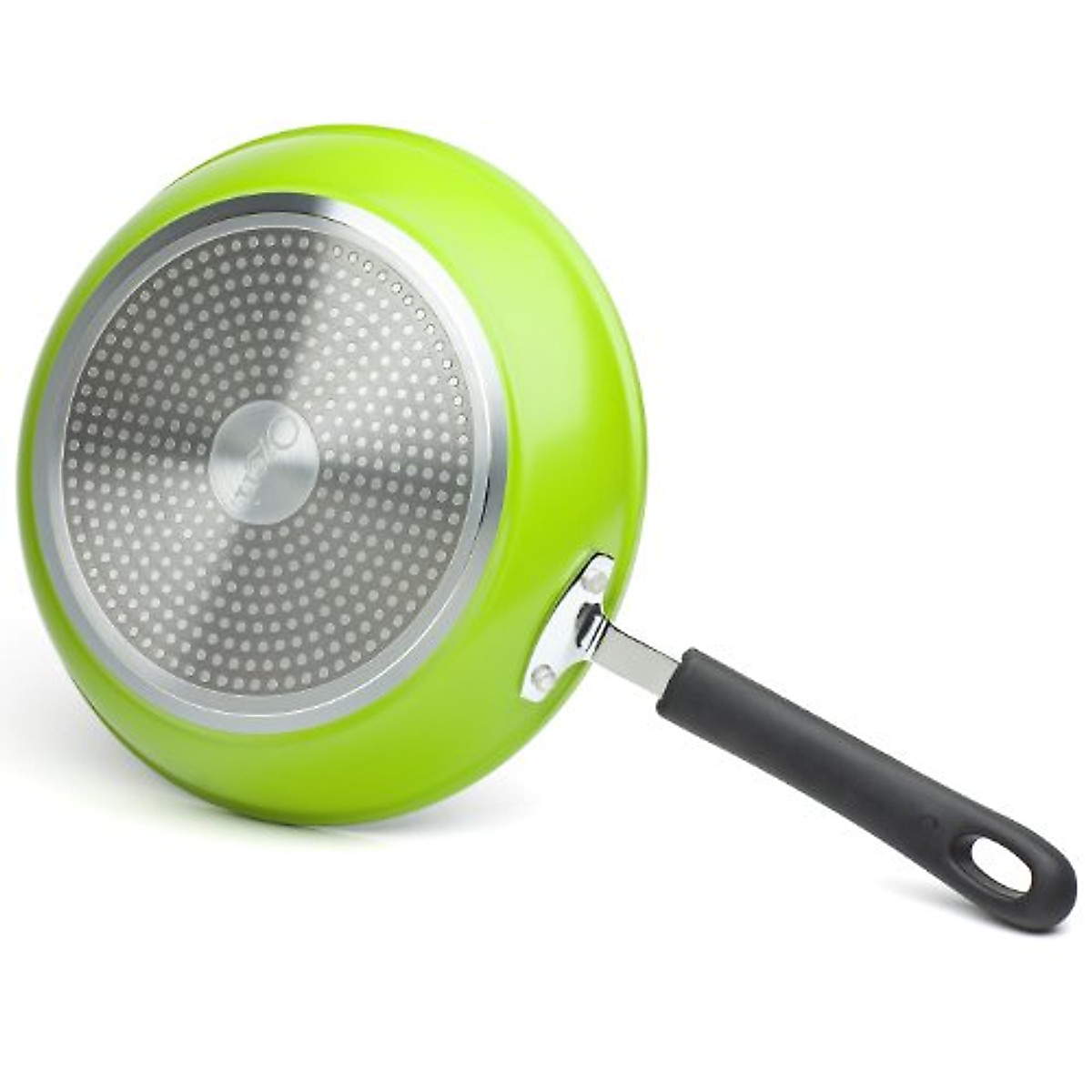 Ozeri Frying Pan 3-Piece Set (8", 10", 12") – 100% PTFE PFC, APEO, GenX, NMP and NEP-Free German-Made Coating, Green