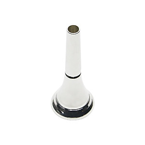 Geesatis Silver Plated Horn Mouthpiece Deep Cup Mouth Horn Standard Horn Mouthpiece