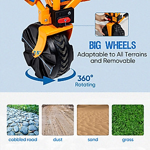 Old Bahama Bay 49 Inch Extended Extra Long Beach Wagon with Big Wheels for Sand, Collapsible Utility Beach Cart Heavy Duty Folding Wagon,Ideal for Outdoor Sand Camping Garden Pet