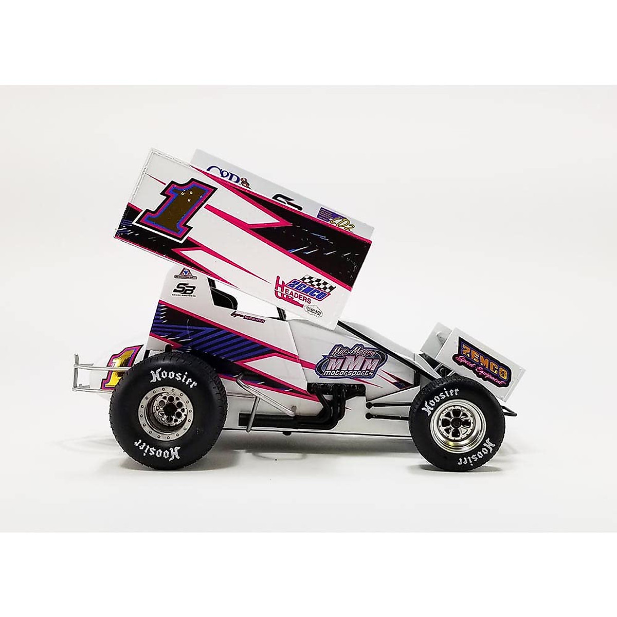Winged Sprint Car #1 Logan Wagner ZEMCO Mac Magee Motorsports (2022) 1/18 Diecast Model Car by Acme A1822017