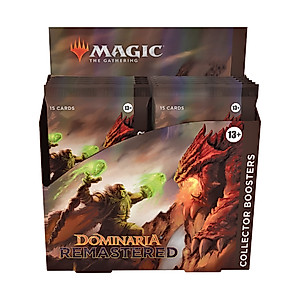 Magic: The Gathering Dominaria Remastered Collector Booster Box |12 Count (Pack of 1)