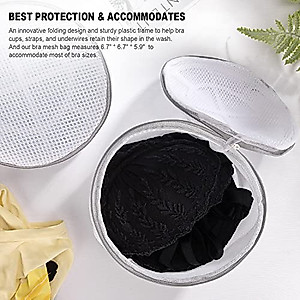 XCX Mesh Laundry Bags with Four Combinations, Laundry Bra Lingerie Mesh Wash Bags for Different Laundry Needs, Delicates Laundry Bag for Blouse, Underwear (D-7 Pack)
