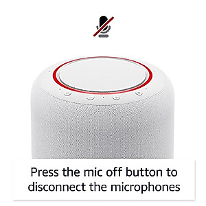 Echo Studio | Glacier White with Philips Hue Color Smart Bulb