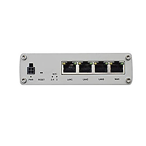 Teltonika RUTX10000300 Professional Ethernet Router, UK PSU, Digital Input/Output for Remote Monitoring and Control, Dual Band WiFi and Bluetooth LE, Aluminium Housing, Firewall and VPN Services