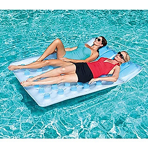 Gcxzb Swimming Ring Beach Water Inflatable Loungers Floating Row, Swimming Pool Float Inflatable Toy Adult & Child Floating Bed Water Recreation Chair