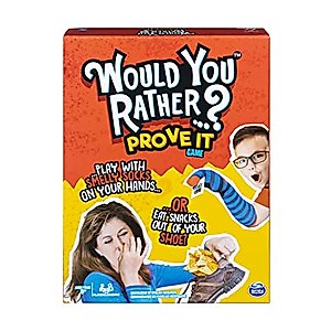 Spin Master Games Would You Rather…? Prove It, Hilarious Family Game of Demented Dilemmas, for Ages 8 and Up