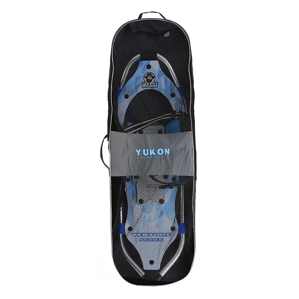 Yukon Charlie's Advanced 8 x 21 Inch Women's Snowshoe Kit for Winter Hiking and Backpacking with 2 Poles and Travel Bag, 150 Pound Capacity