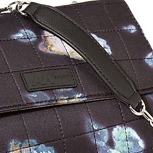 Anne Klein Neoprene Flap Crossbody, Floral