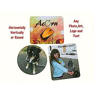 Personalized Mouse Pad - Add Pictures, Text, Logo or Art Design and Make Your Own Customized Mousepad. Each Custom Mouse Mat Comes in a Colorful Gift Bag. Personalized Your Gaming Mousepad
