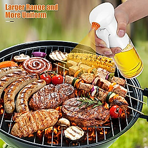 aKosco Oil Sprayer Bottle, 230ml Oil Sprayer for Cooking Olive Oil Sprayer Vegetable Oil Dispenser Oil Mister Portable Bottle Mini Kitchen Gadgets for Cooking, BBQ and Kitchen Baking